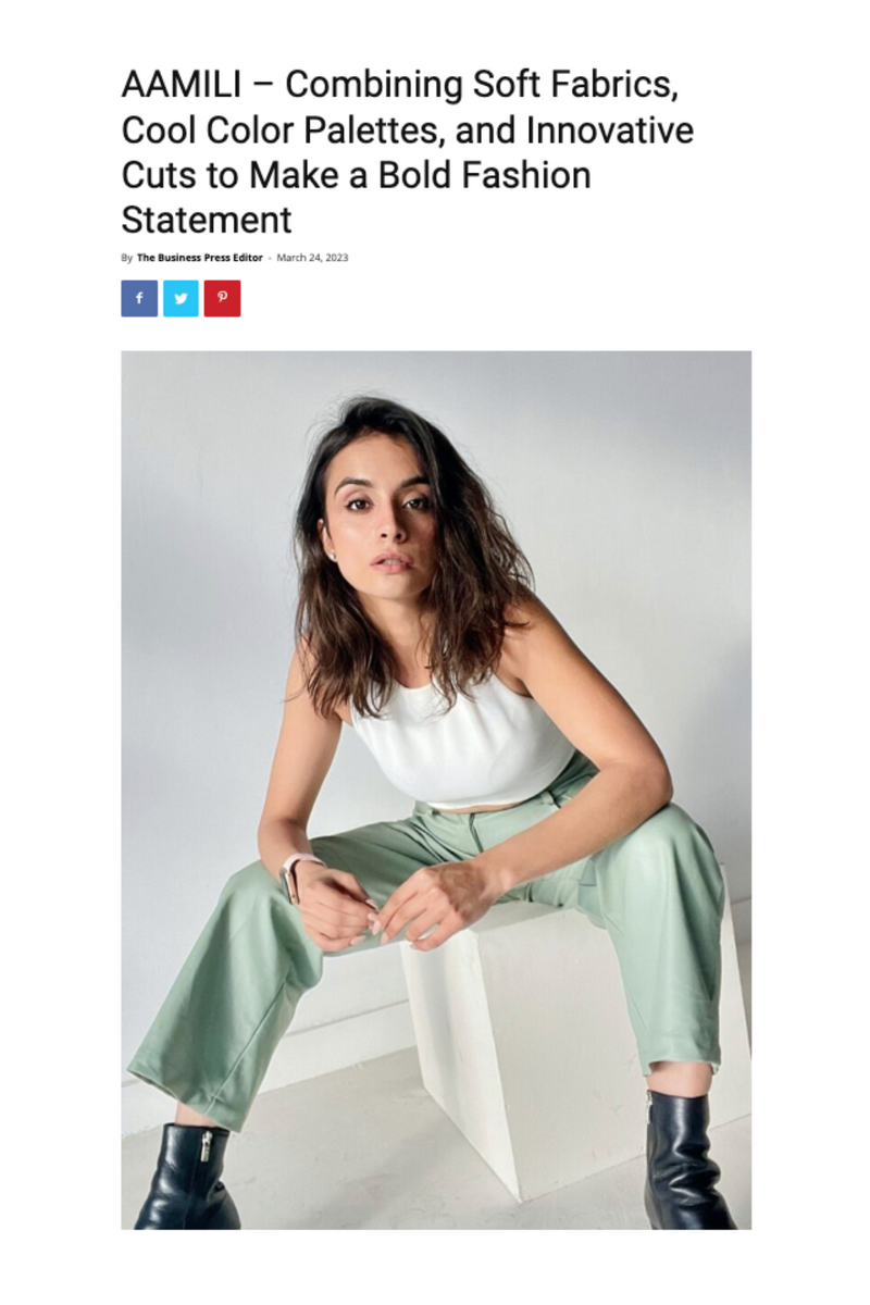 Aamili by Ashima Batra | Sustainable Designer Clothing Brand