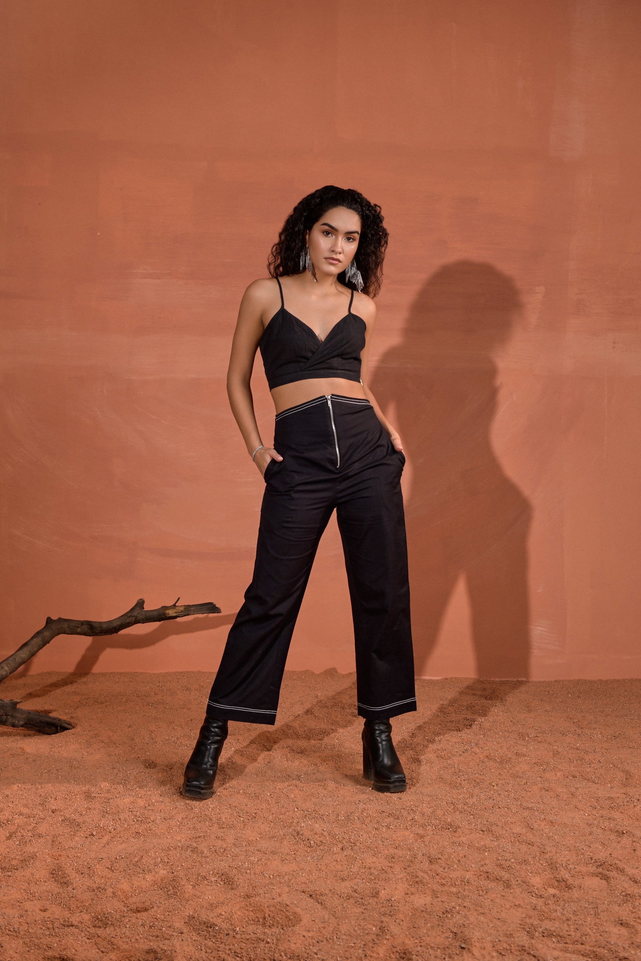 Kendrix High-Rise Straight Pants