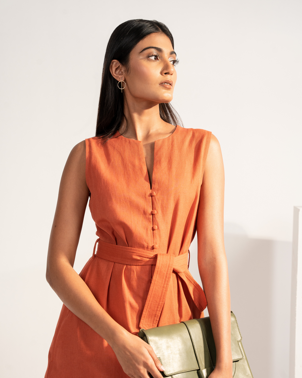 Hayat Dress - Designer Cotton Dress for Women | Aamili